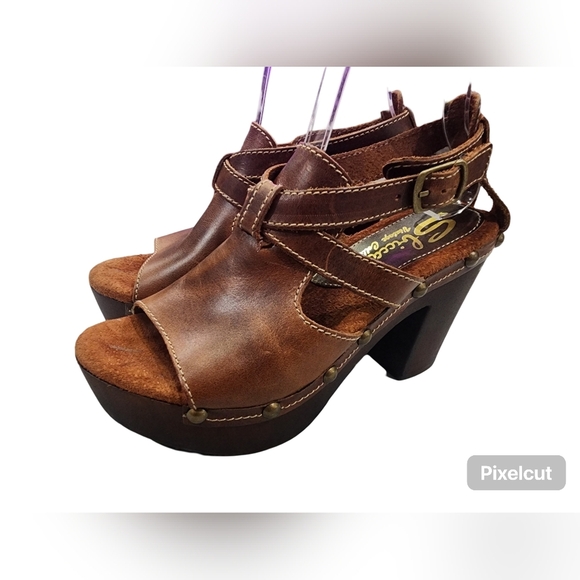 Sbicca | Shoes | Sbicca Vintage Collection Unison Platform Leather ...